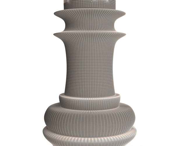 ArtStation - 3D Wooden Chess Rook | Resources