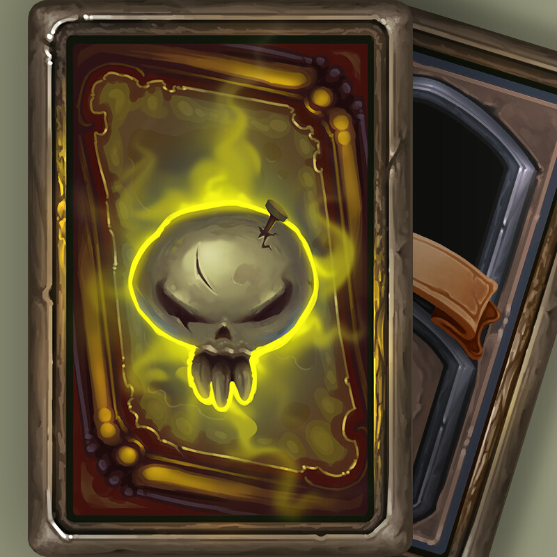 ArtStation - Poison Card Template | Game Assets