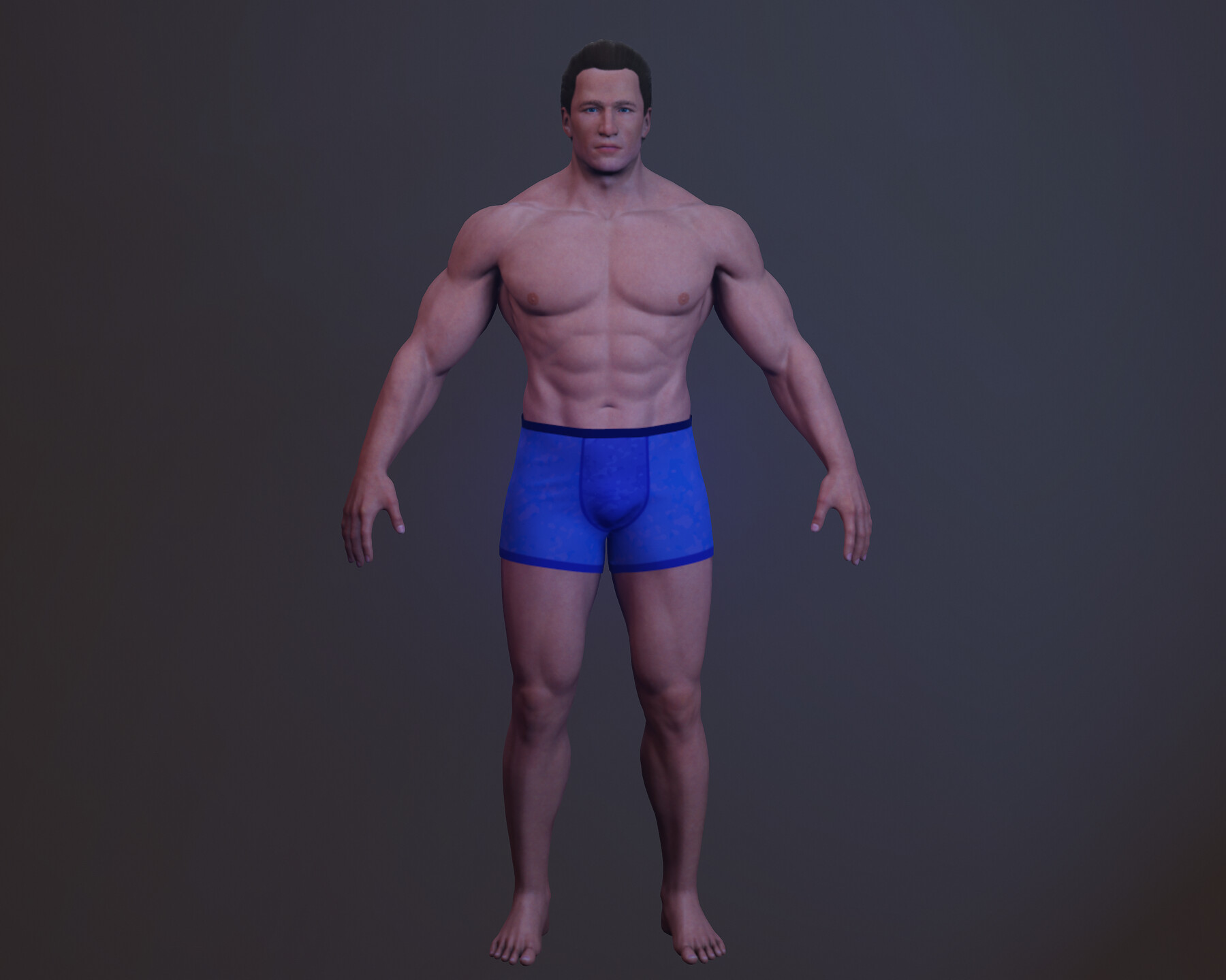 ArtStation - Bodybuilder 01 | Game Assets
