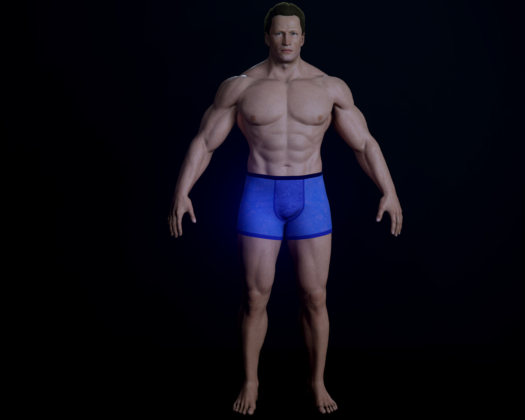 ArtStation - Bodybuilder 01 | Game Assets