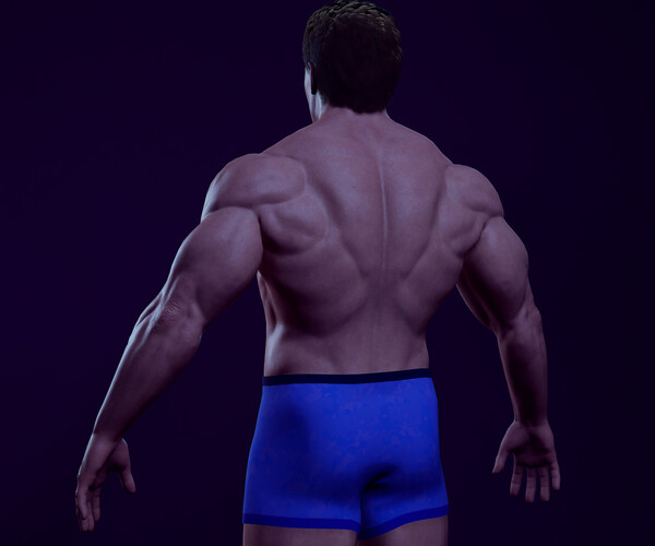 ArtStation - Bodybuilder 01 | Game Assets