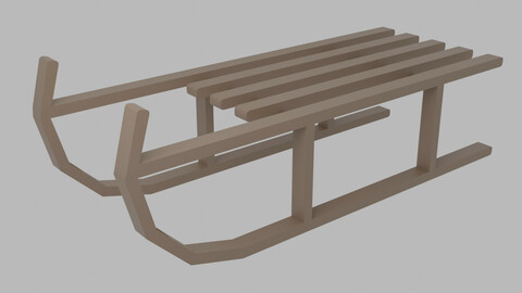 ArtStation - Sled | Game Assets