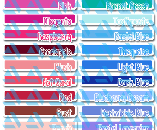 ArtStation - Color Palette 7 for Clip Studio Paint and Ex | Artworks