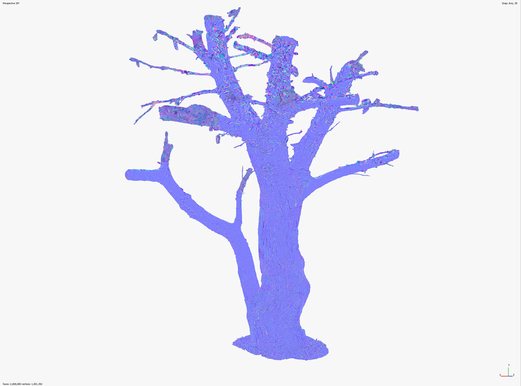 ArtStation - Burnt Pine RAW Tree 3D scan 2 x 16k Textures ULTRA-HD OBJ ...