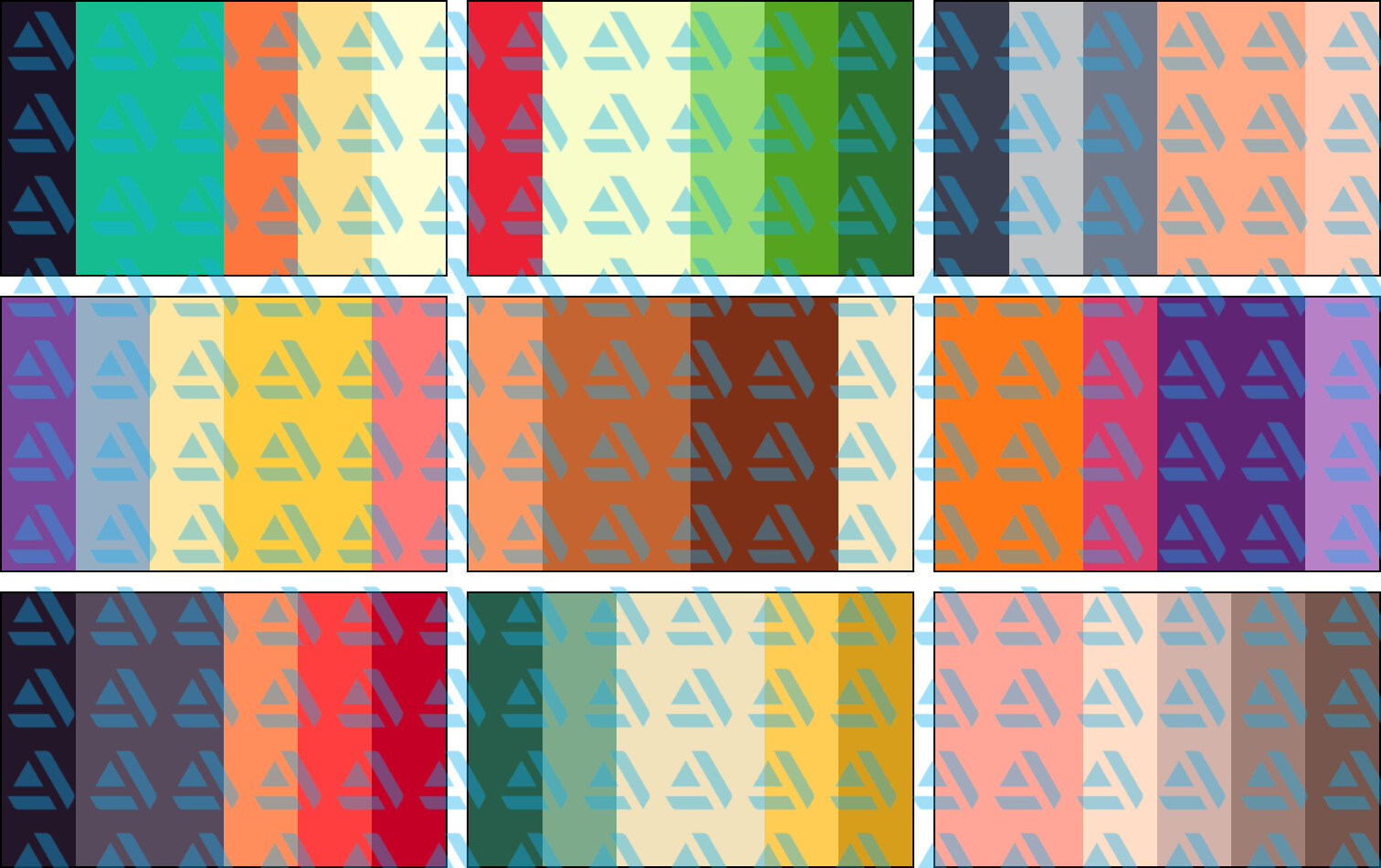 ArtStation - Color Palette 1 for Clip Studio Paint and Ex | Artworks