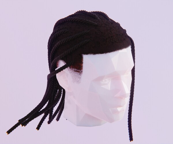 ArtStation - Long Dreads 3 | Game Assets