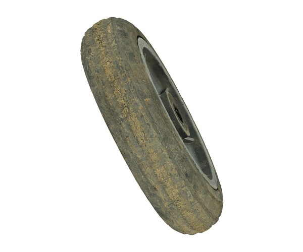 ArtStation - Plastic Wheel with Tire Raw Scanned 3D Model | Resources