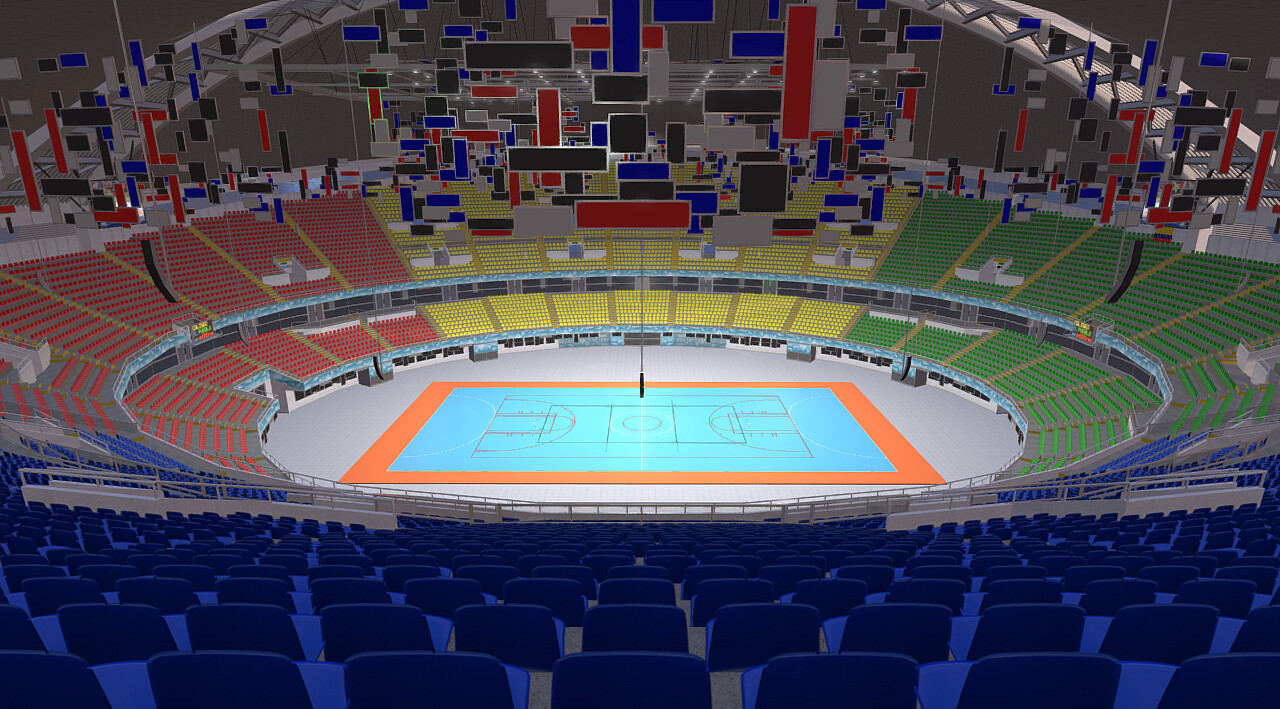 ArtStation - Indoor Sports Arena | Resources