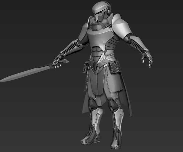 ArtStation - Paladin Knight Sci-Fi Style | Resources