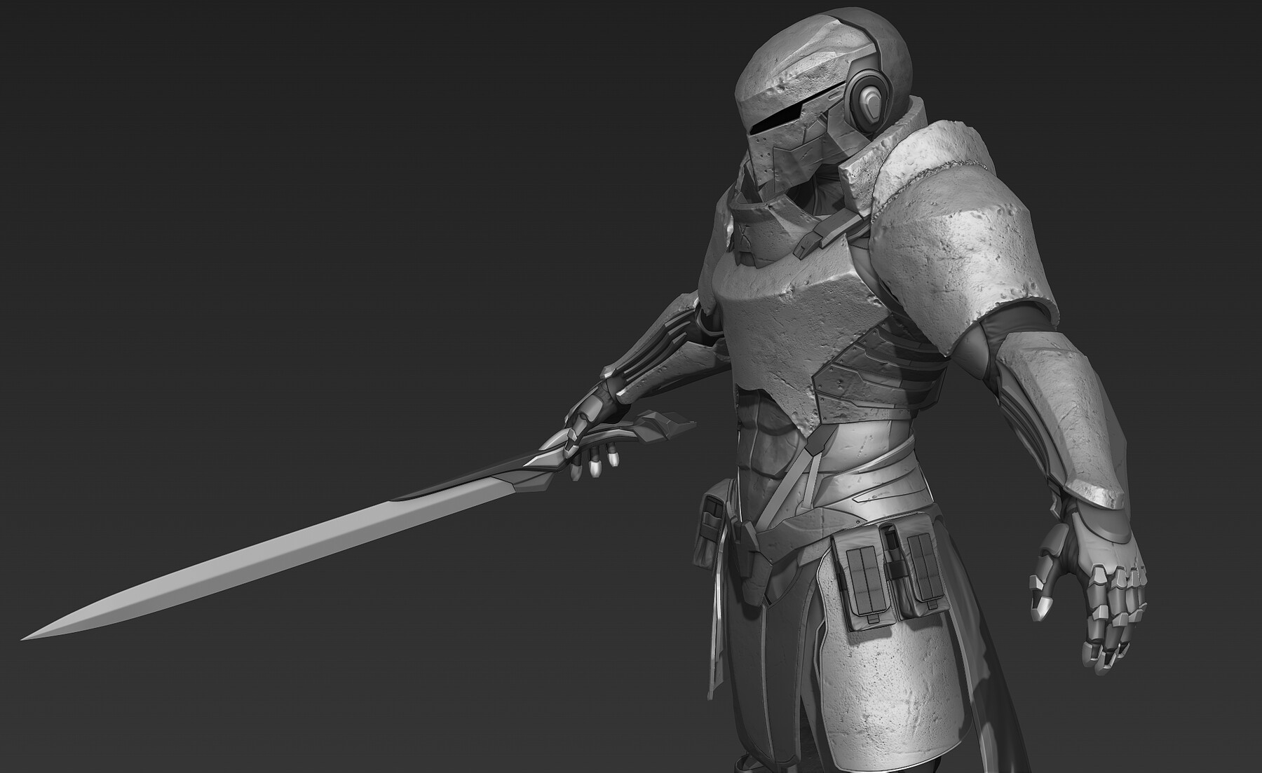 ArtStation - Paladin Knight Sci-Fi Style | Resources