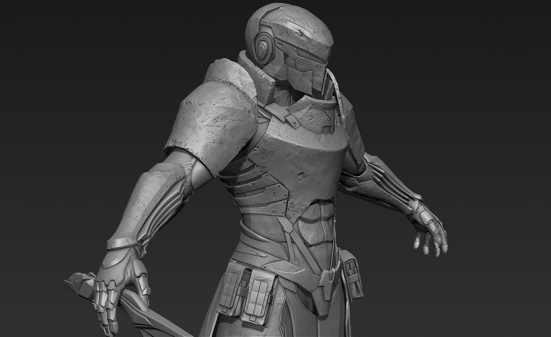 ArtStation - Paladin Knight Sci-Fi Style | Resources