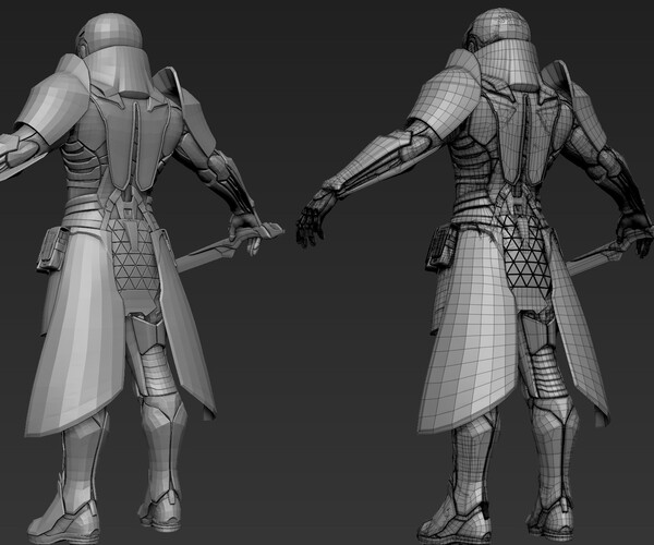 ArtStation - Paladin Knight Sci-Fi Style | Resources