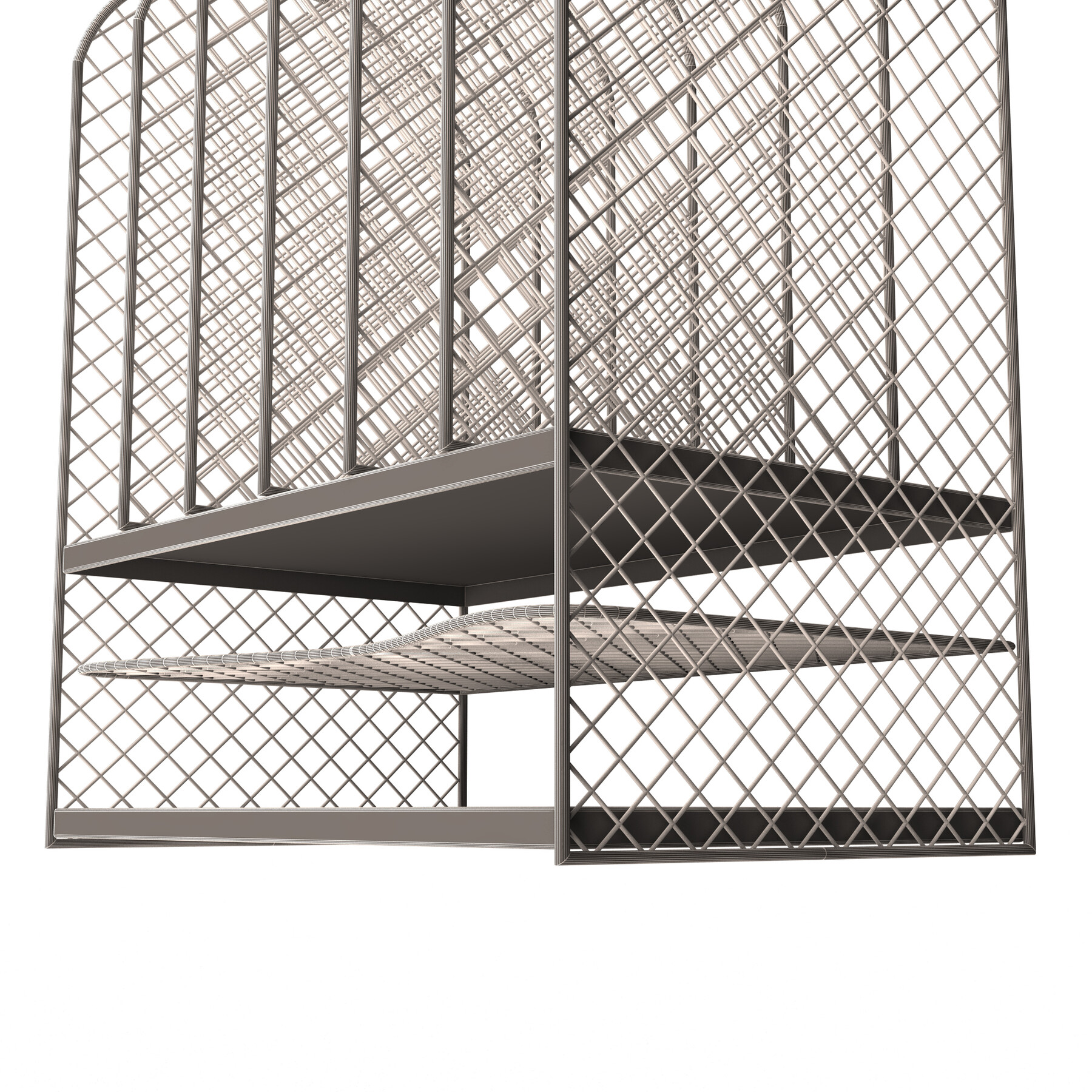 ArtStation - Black Mesh Tray Desktop Organizer | Resources