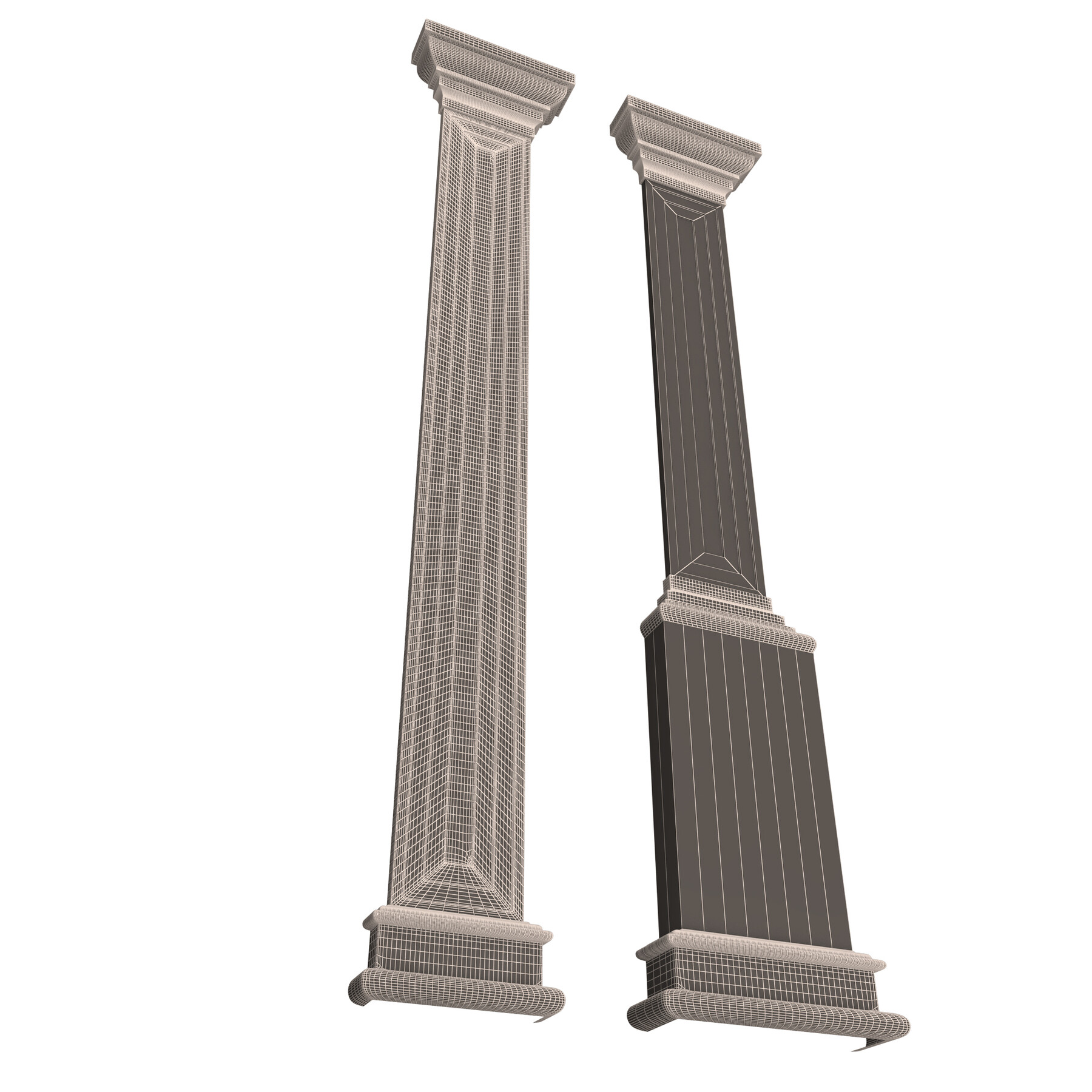 ArtStation - Interior-Exterior Pilasters | Resources