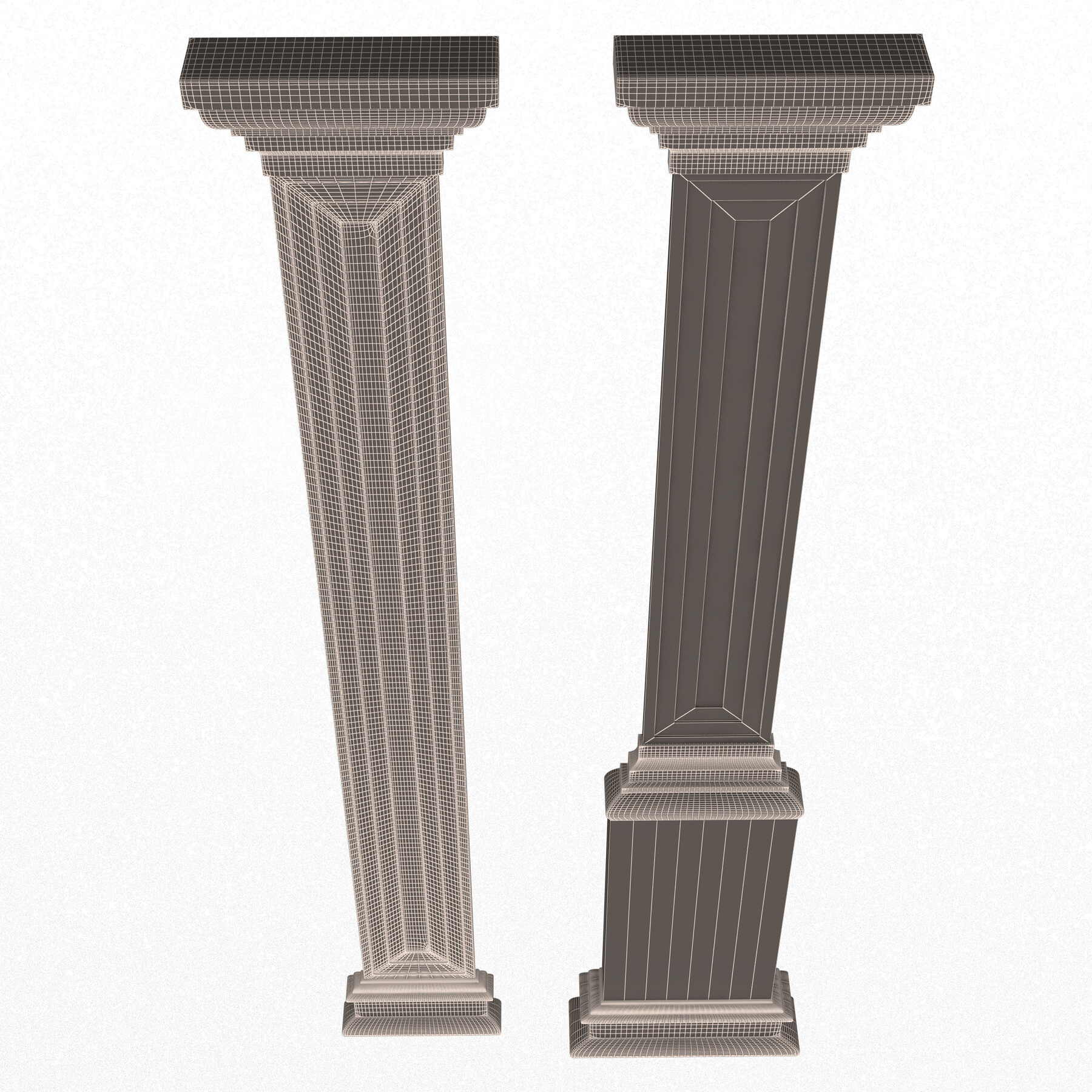 ArtStation - Interior-Exterior Pilasters | Resources