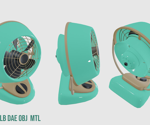 ArtStation - desk fan pack 3 | Game Assets