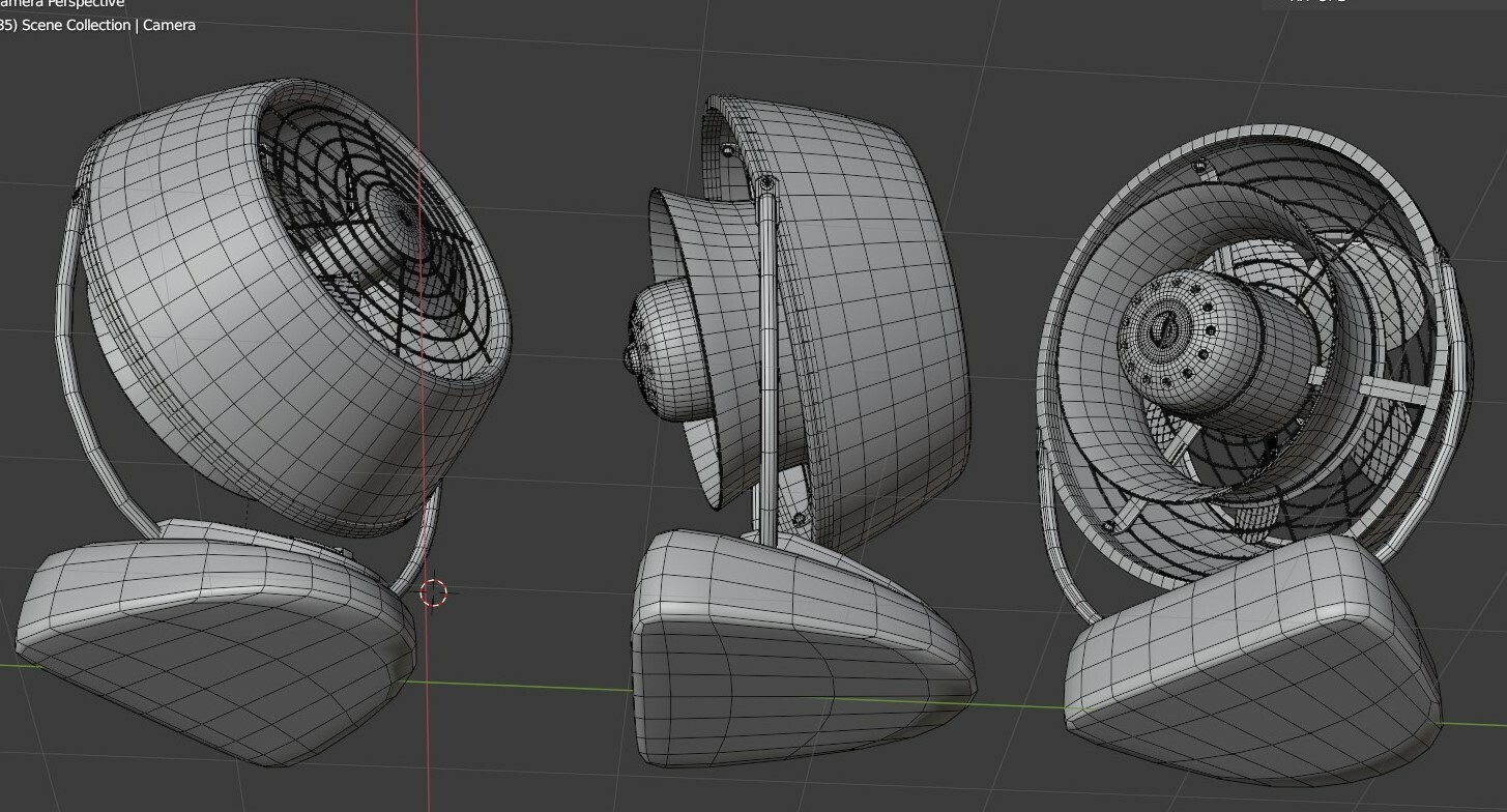 ArtStation - desk fan pack 3 | Game Assets