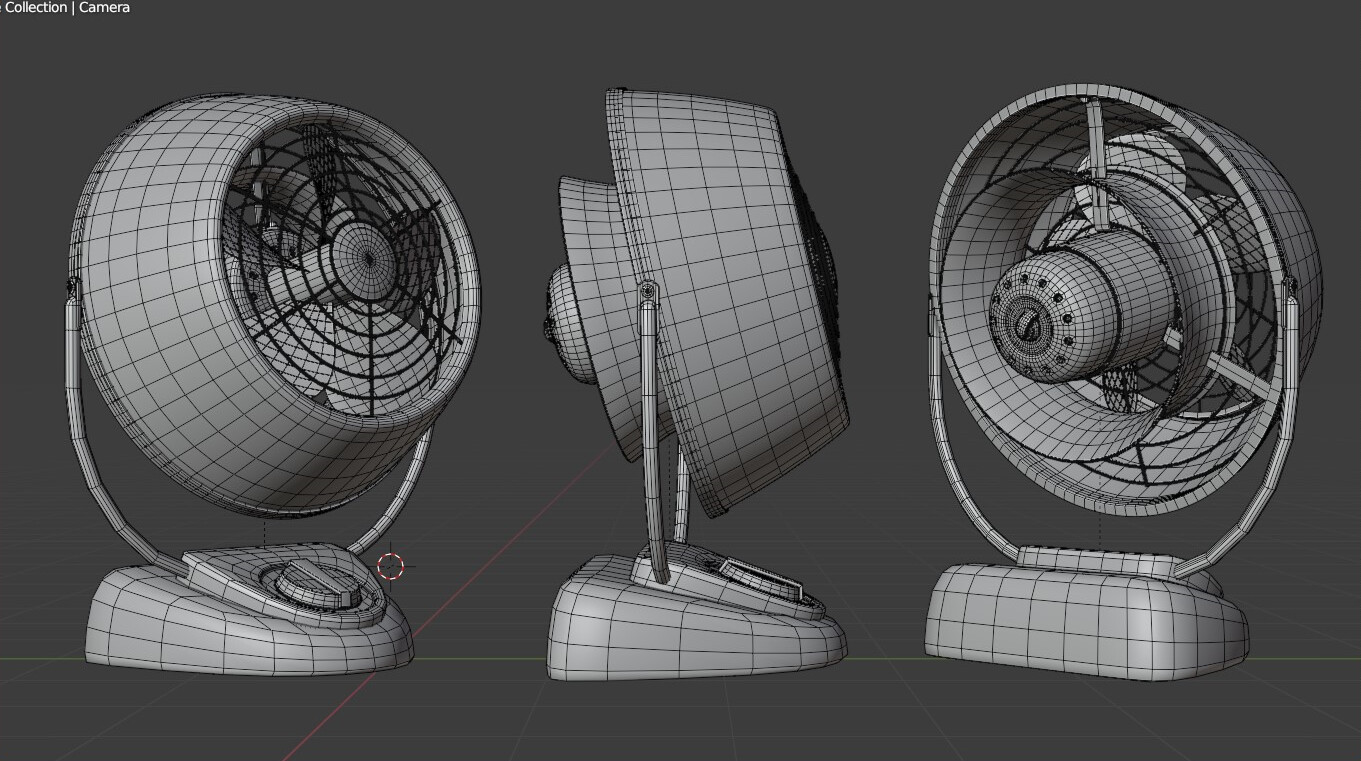ArtStation - desk fan pack 3 | Game Assets