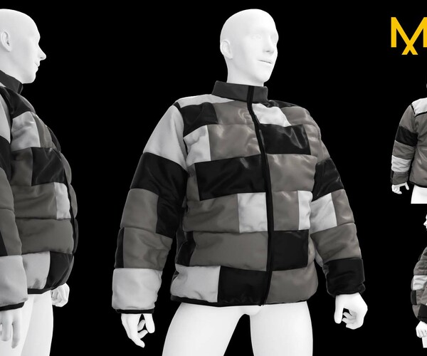 ArtStation - Future Fashion Jacket #001 - Clo3D/MarvelousDesigner + OBJ ...