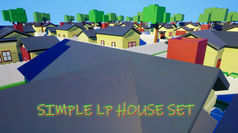 ArtStation - Simple LP House Set | Game Assets