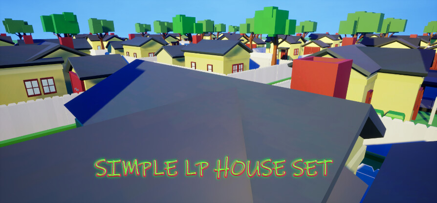 ArtStation - Simple LP House Set | Game Assets
