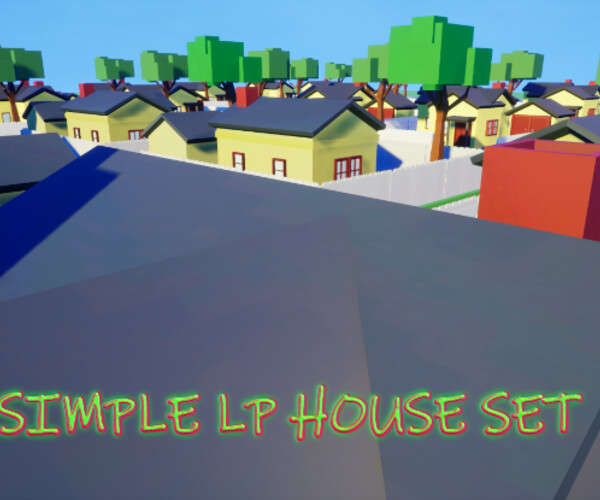 ArtStation - Simple LP House Set | Game Assets