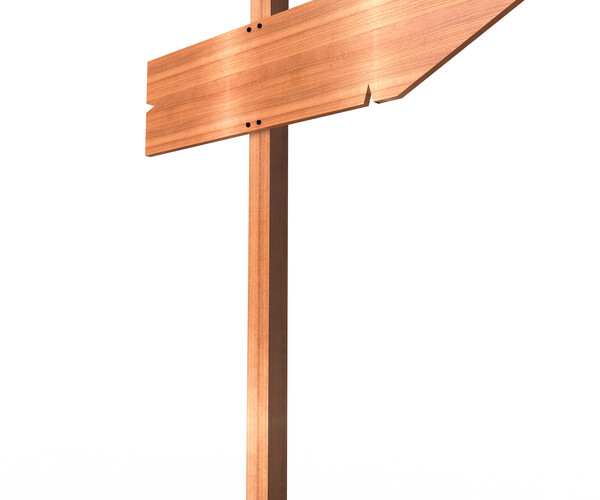 ArtStation - Wooden Sign | Resources