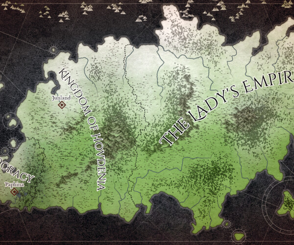 ArtStation - Fantasy Continent Map | Artworks