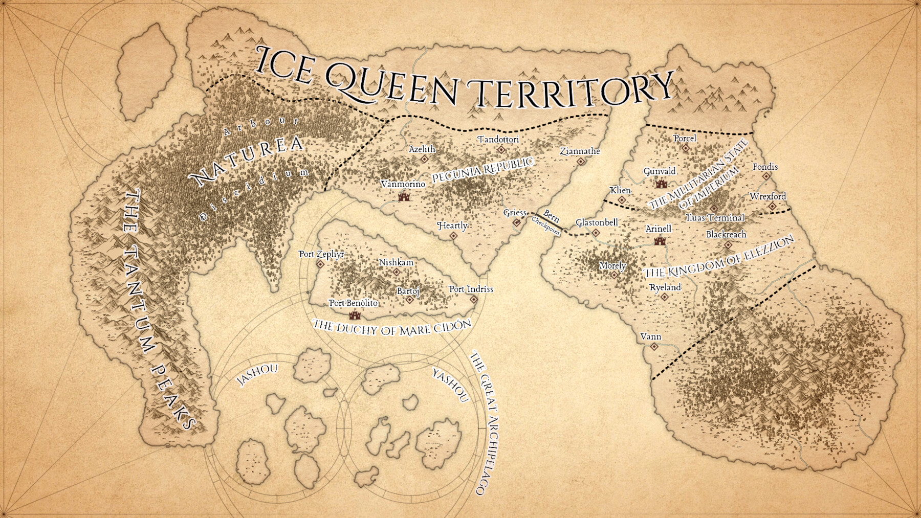 ArtStation - Fantasy Map | Artworks