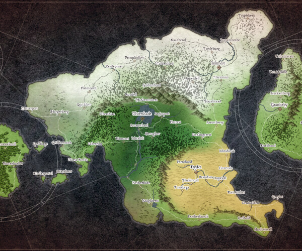 ArtStation - Fantasy World Map 2 | Artworks