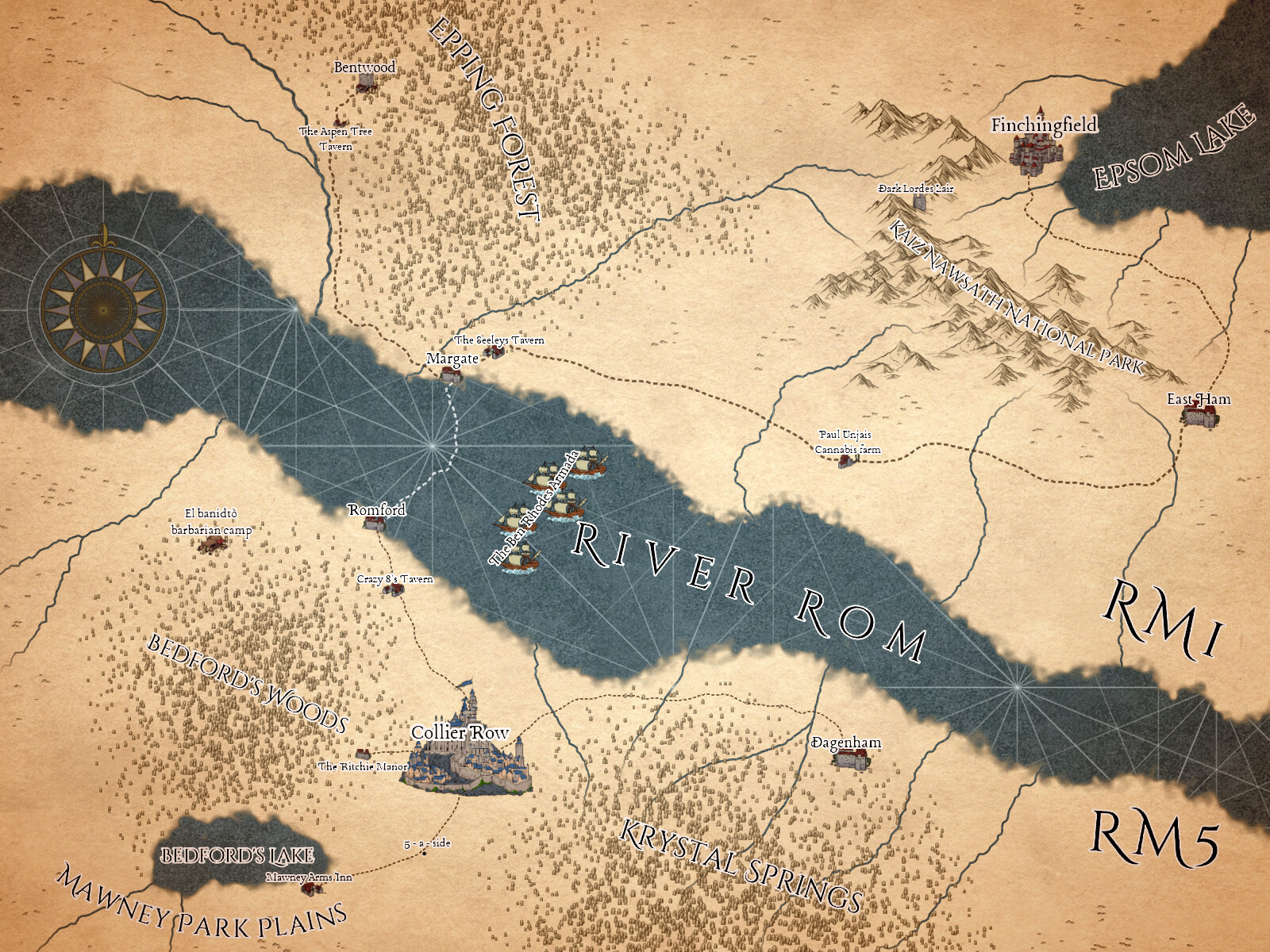 ArtStation - Fantasy Region Map 2 | Artworks