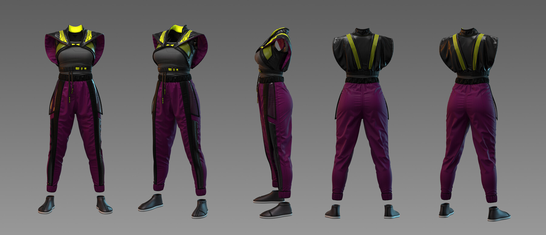 ArtStation - Women's suit | Game Assets