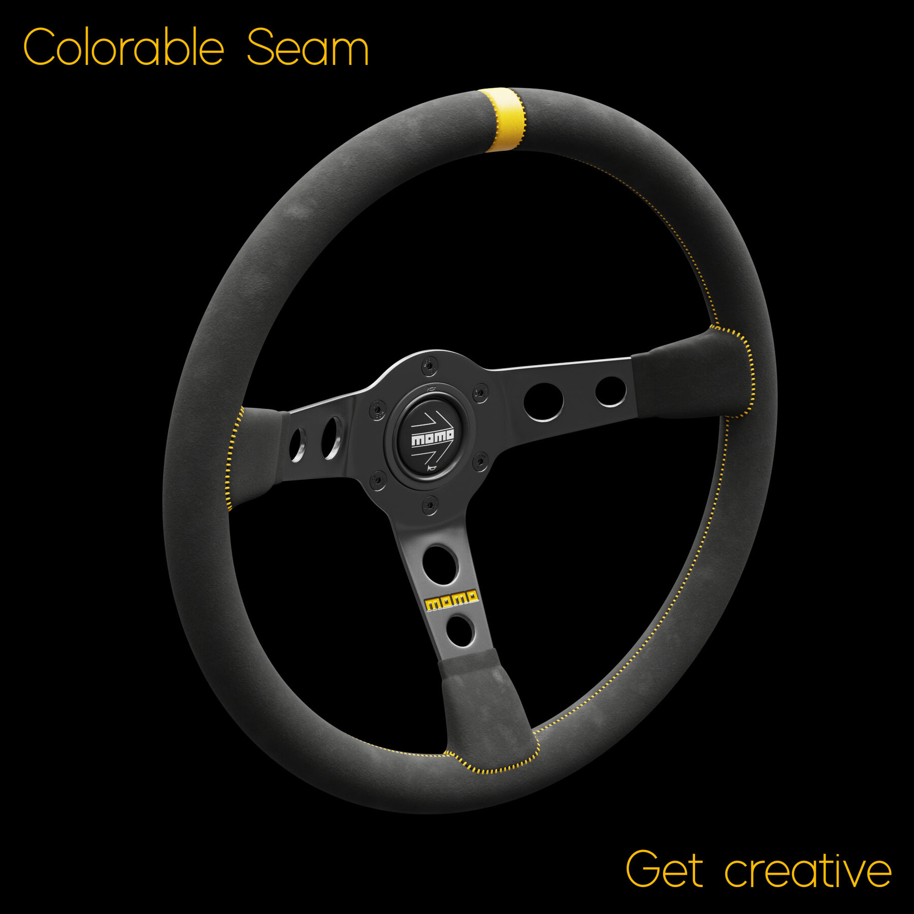 ArtStation - MOMO Mod. 07 Steering Wheel 3D Model | Resources