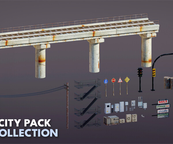 ArtStation - city pack | Game Assets