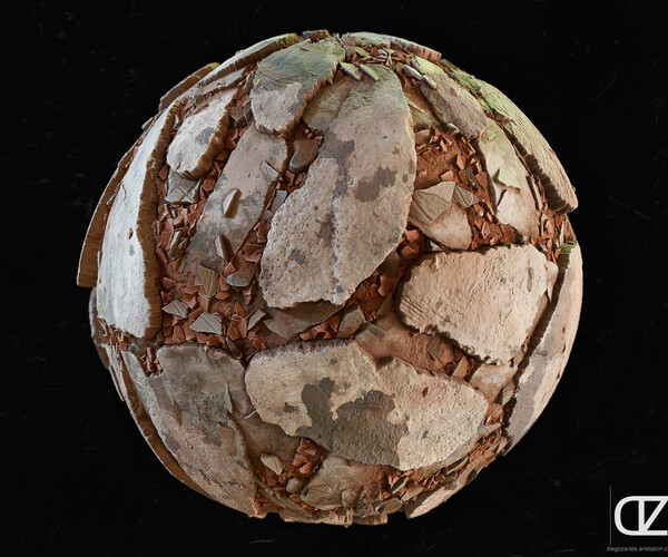 ArtStation - PBR - DEBRIS, RUBBLE - 4K / 2K MATERIAL | Game Assets