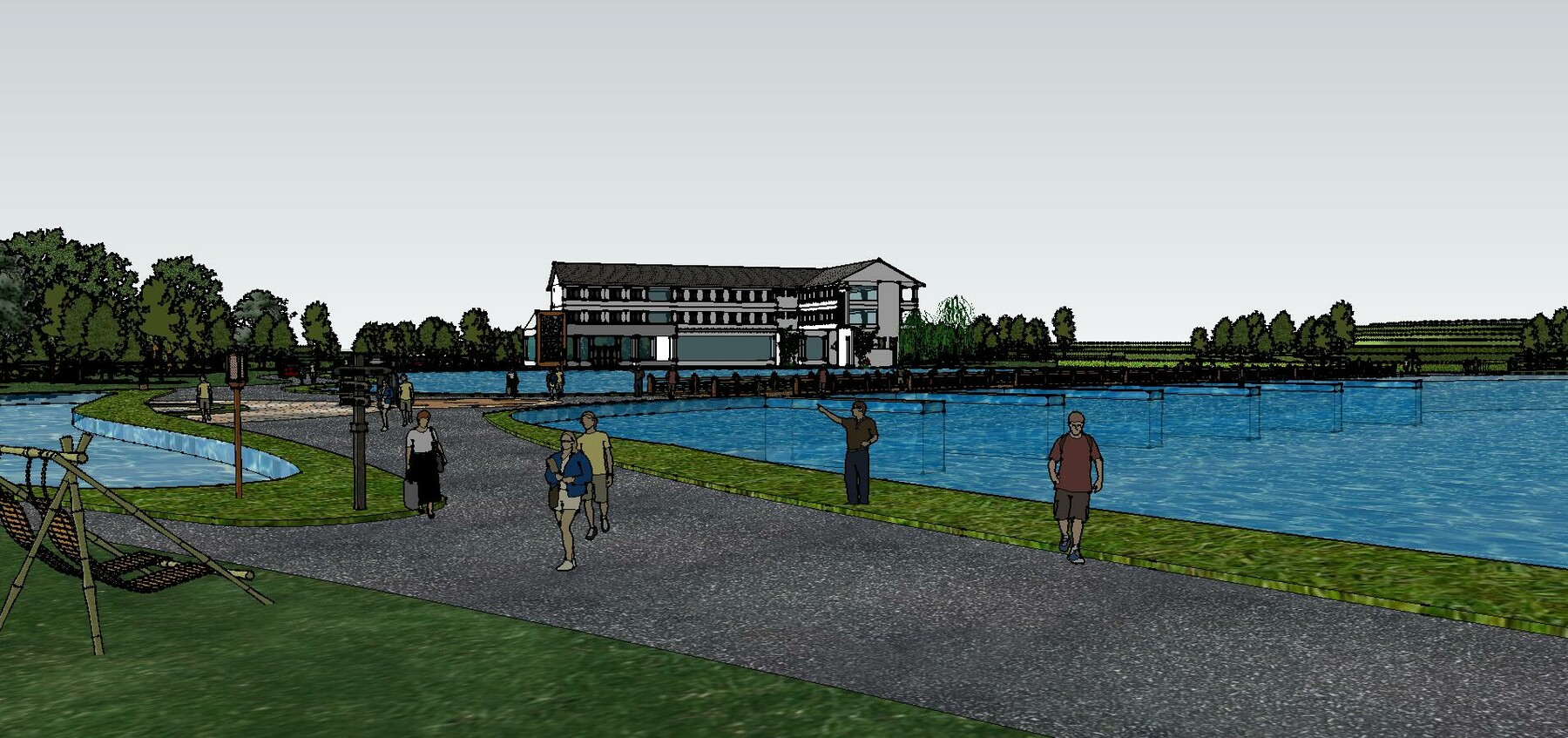 ArtStation - Resort-Waterfront European Architecture | Resources