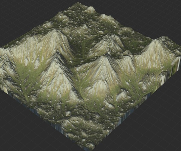ArtStation - LANDSCAPE TERRAIN 16K | Resources