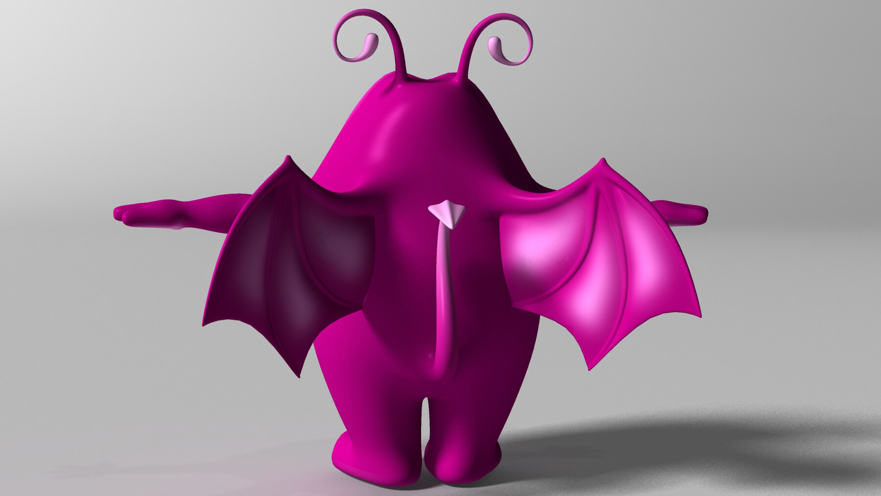 ArtStation - Cartoon Purple Monster Rigged | Game Assets