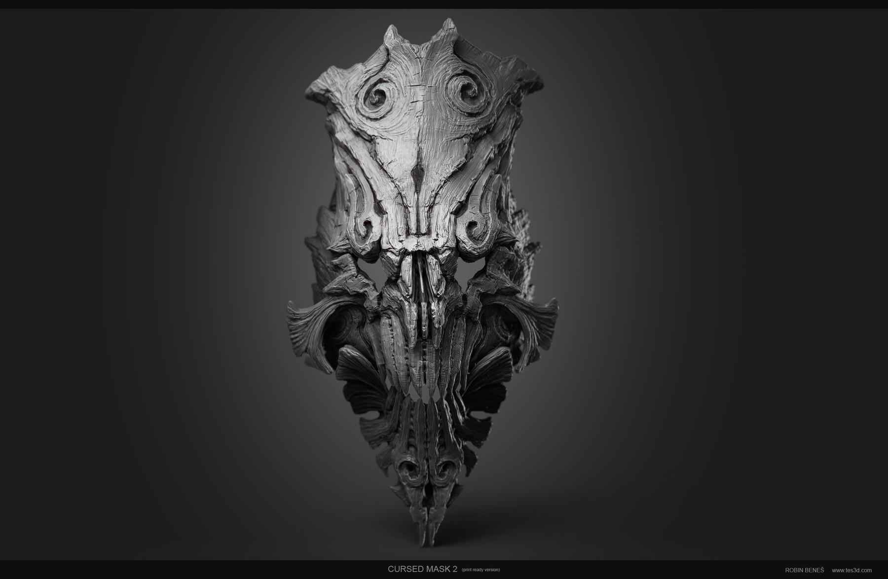 ArtStation - Cursed mask _2 - 3Dprint ready | Resources