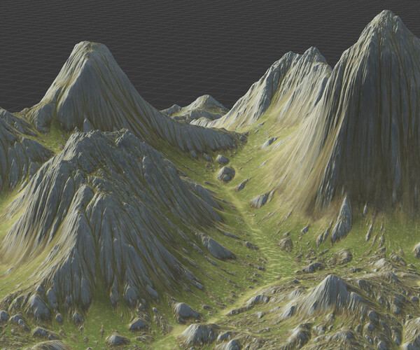 ArtStation - LANDSCAPE TERRAIN 16K | Resources