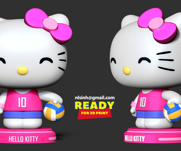 ArtStation - Hello Kitty play volleyball | Resources