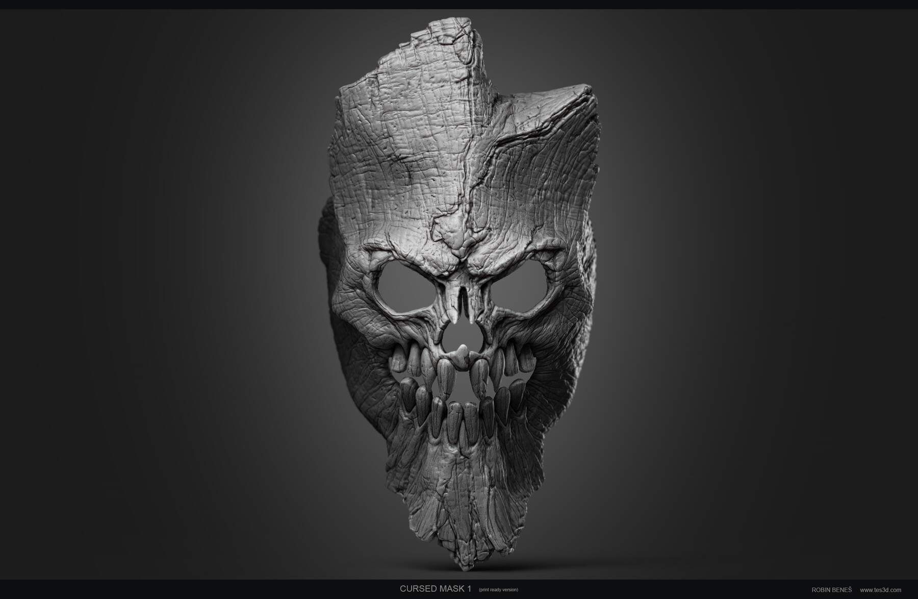 ArtStation - Cursed mask _1 - 3Dprint ready | Resources