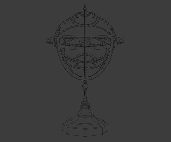 ArtStation - Armillary sphere | Game Assets