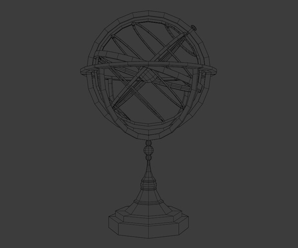 ArtStation - Armillary sphere | Game Assets