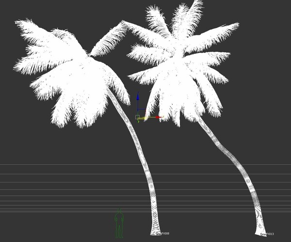 ArtStation - COCONUT TREE VOLUME PACK 02 | Resources