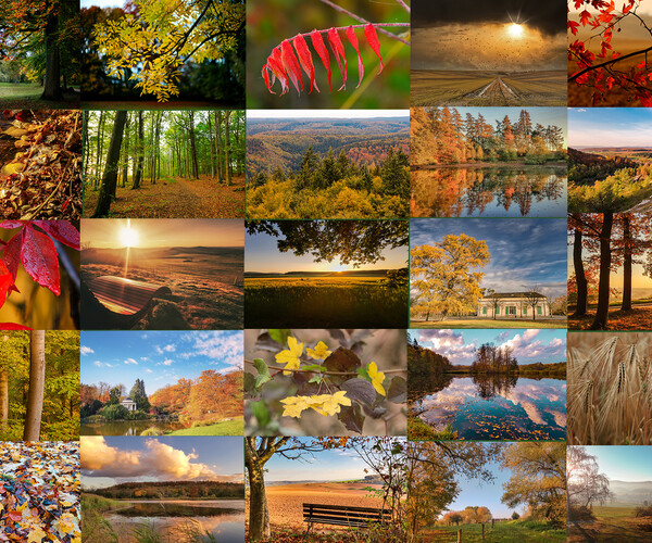 ArtStation - AUTUMN MOOD - Mattepainting / Reference / Photobash Pack ...