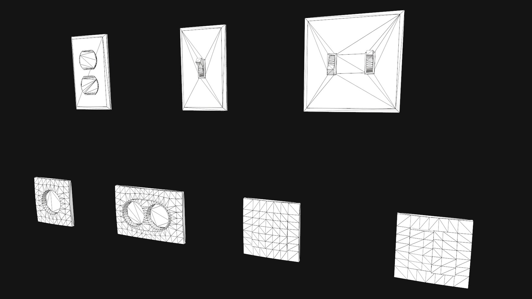 ArtStation - Electrical Switches and Outlets | Game Assets