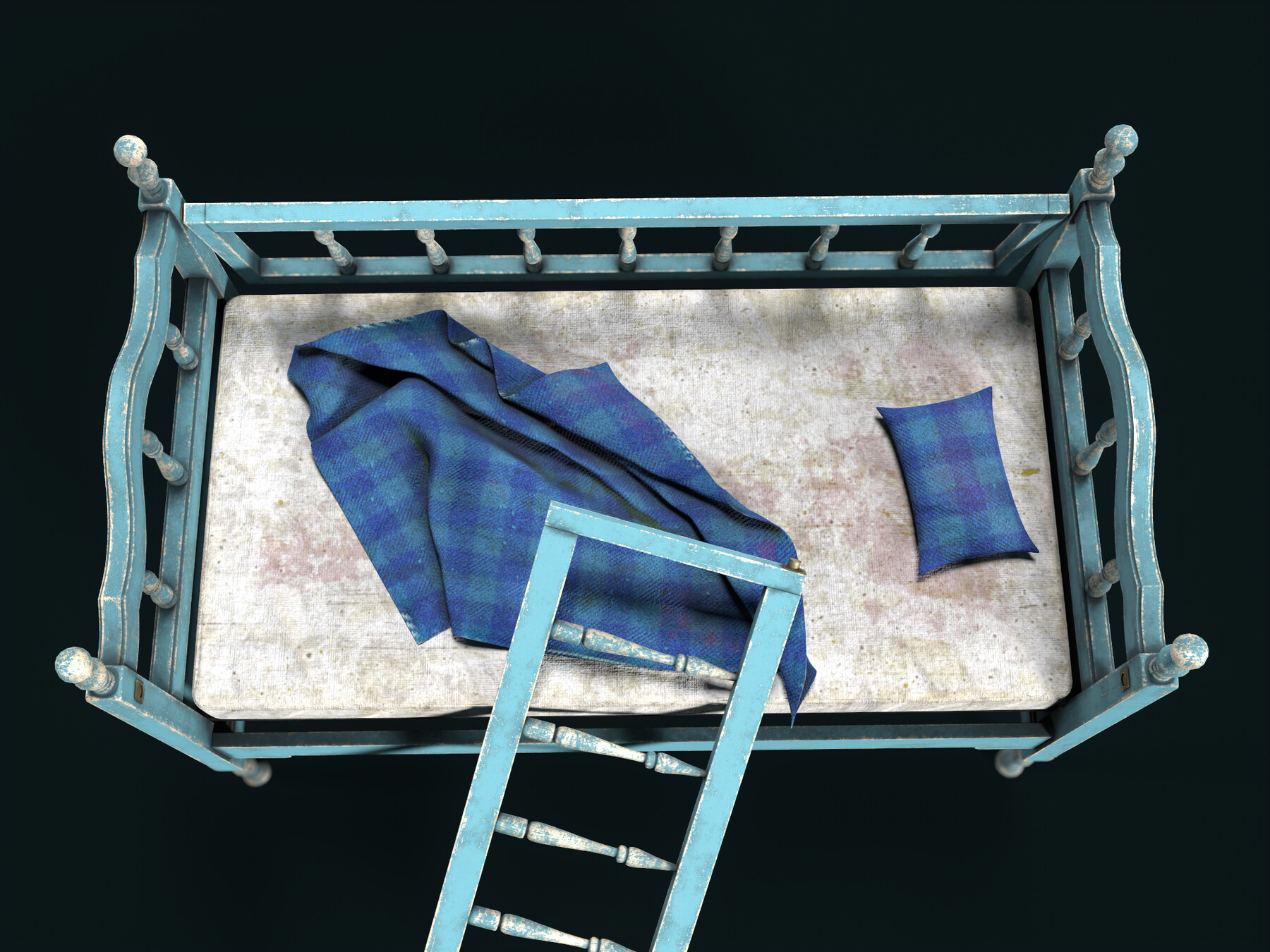 ArtStation - Game Ready Vintage Crib | Game Assets