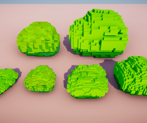 ArtStation - Nature - Fantasy Voxel Pack | Game Assets