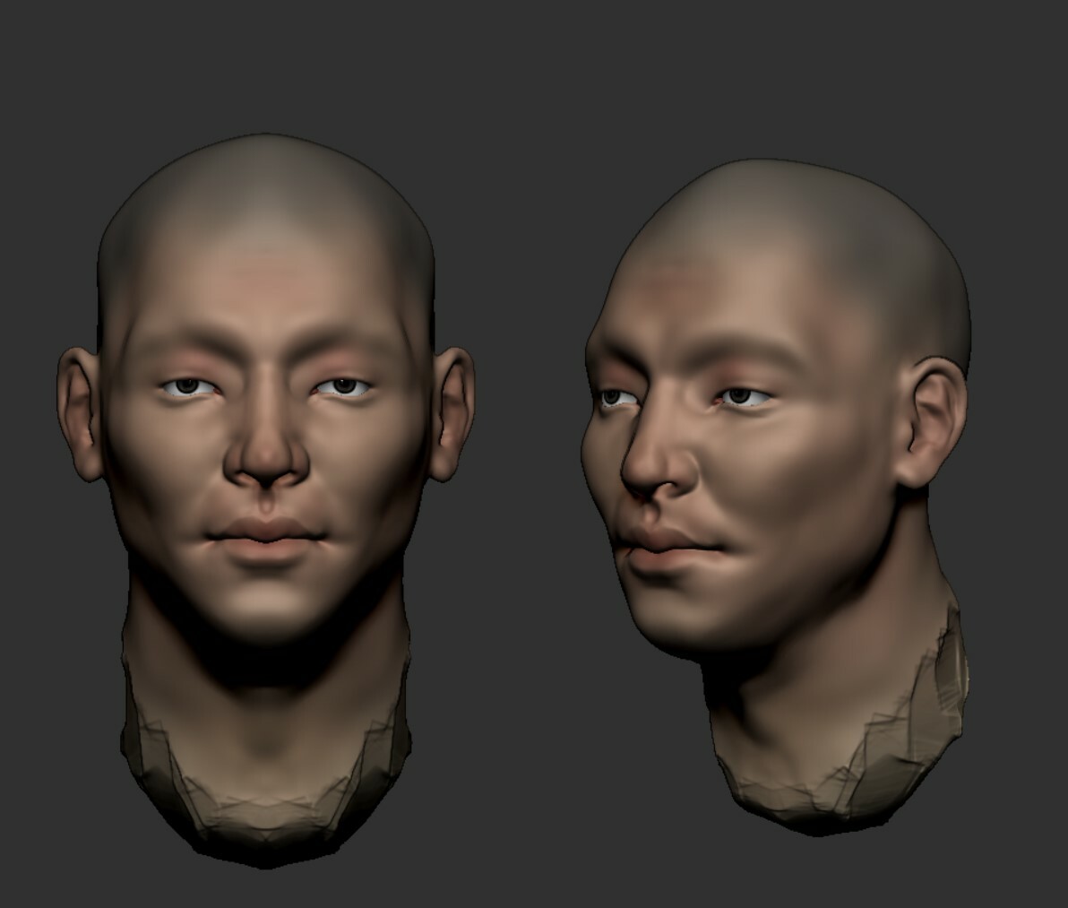 ArtStation - Asian Head | Resources